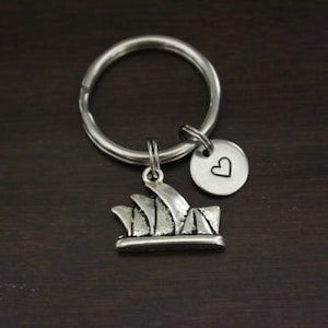 Sydney Opera House Keychain/key Ring/zipper Pull - Sydney Keychain ...