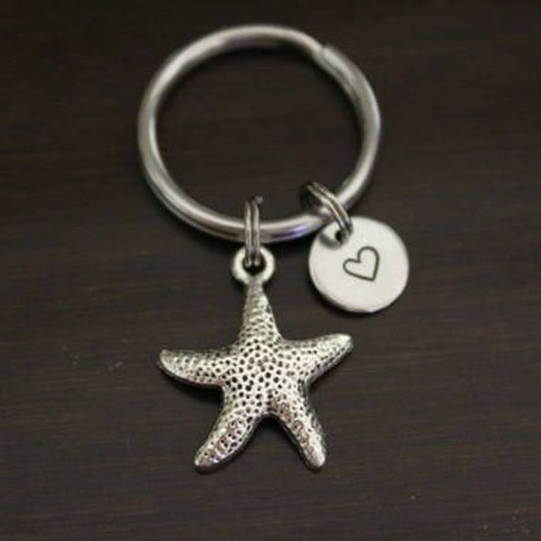 Starfish Keychain - Etsy