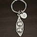 Peas in a Pod Keychain/key Ring/zipper Pull Special Person Gift ...