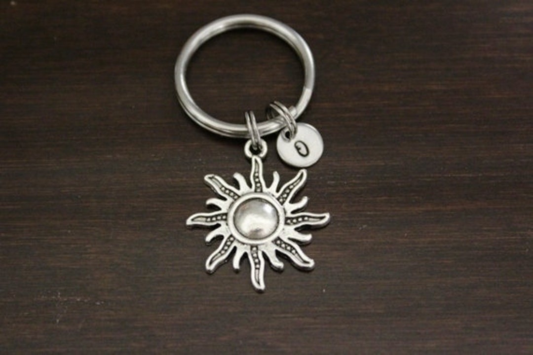 Sun Key Ring/ Keychain / Zipper Pull - Sun Keychain - Sun Gift - Sun ...
