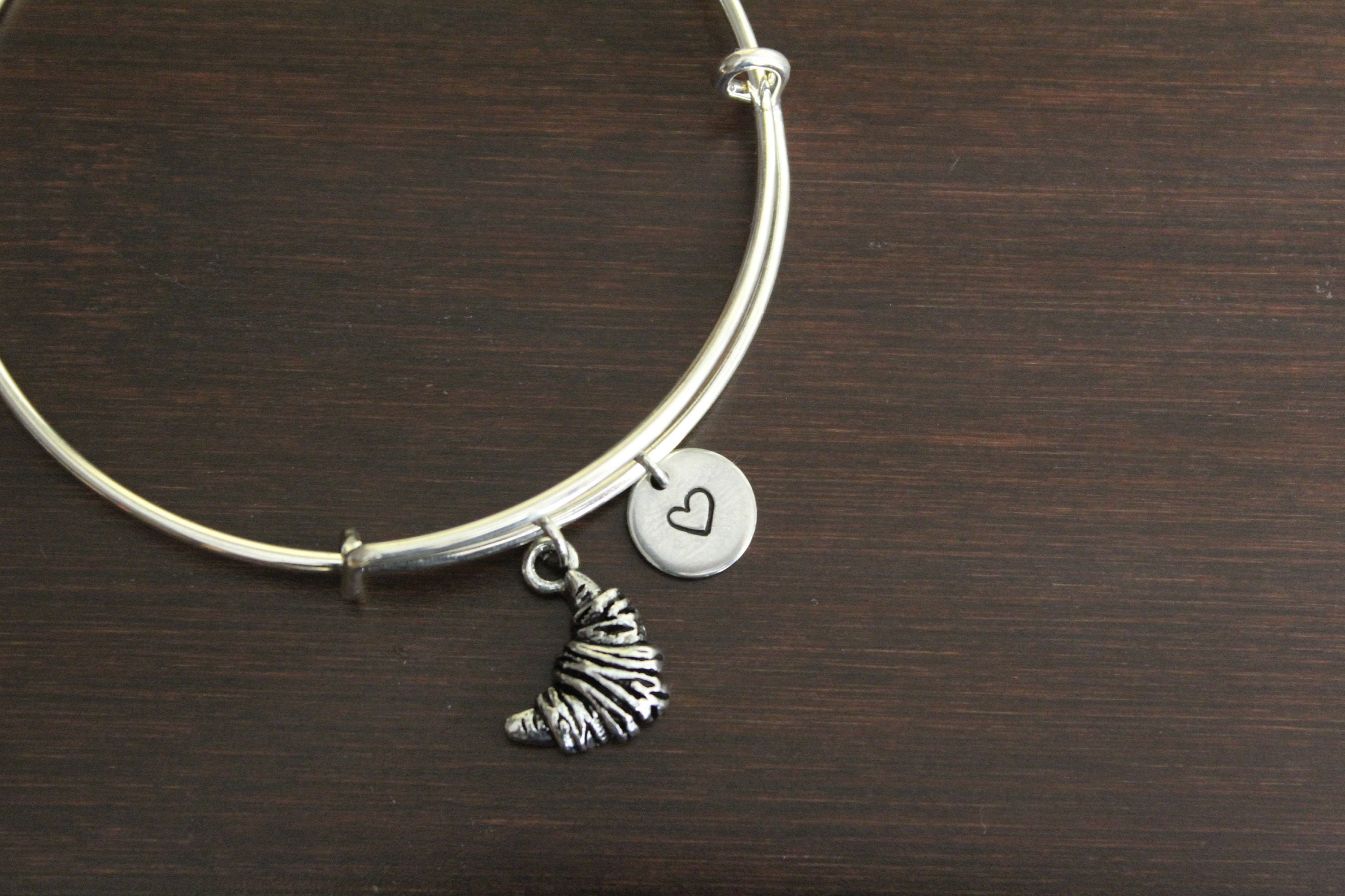 Croissant Bangle Bracelet Chef Gift Baker Gift Kitchen - Etsy