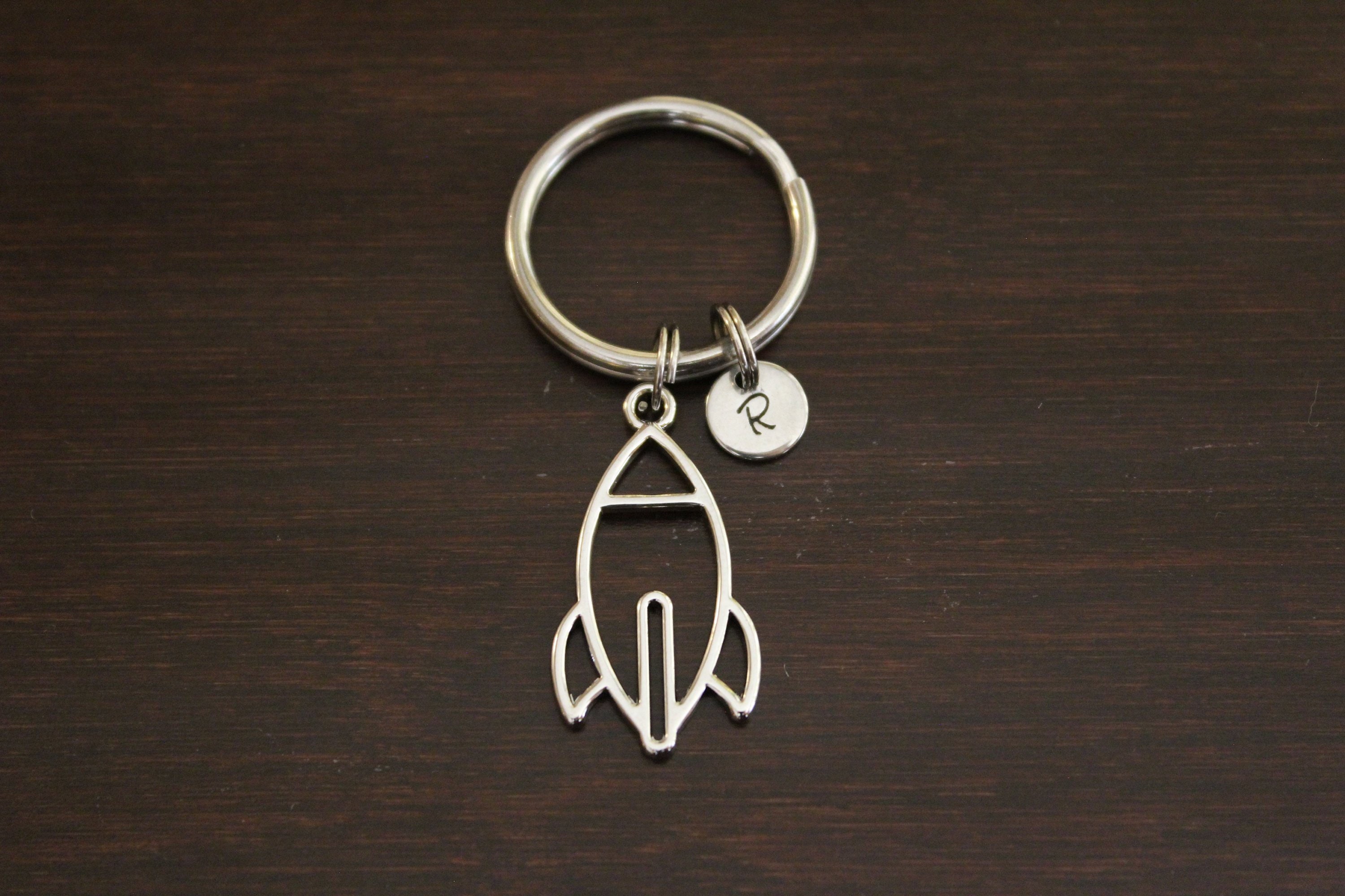 Rocket Key Ring Keychain Zipper Pull Astronaut Keychain Etsy