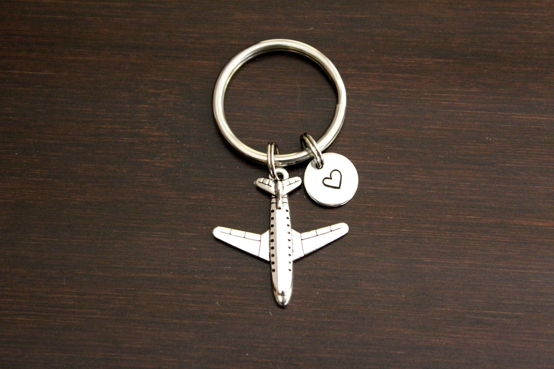 Airplane Key Ring/ Keychain / Zipper Pull - Airplane Gift - Airplane ...