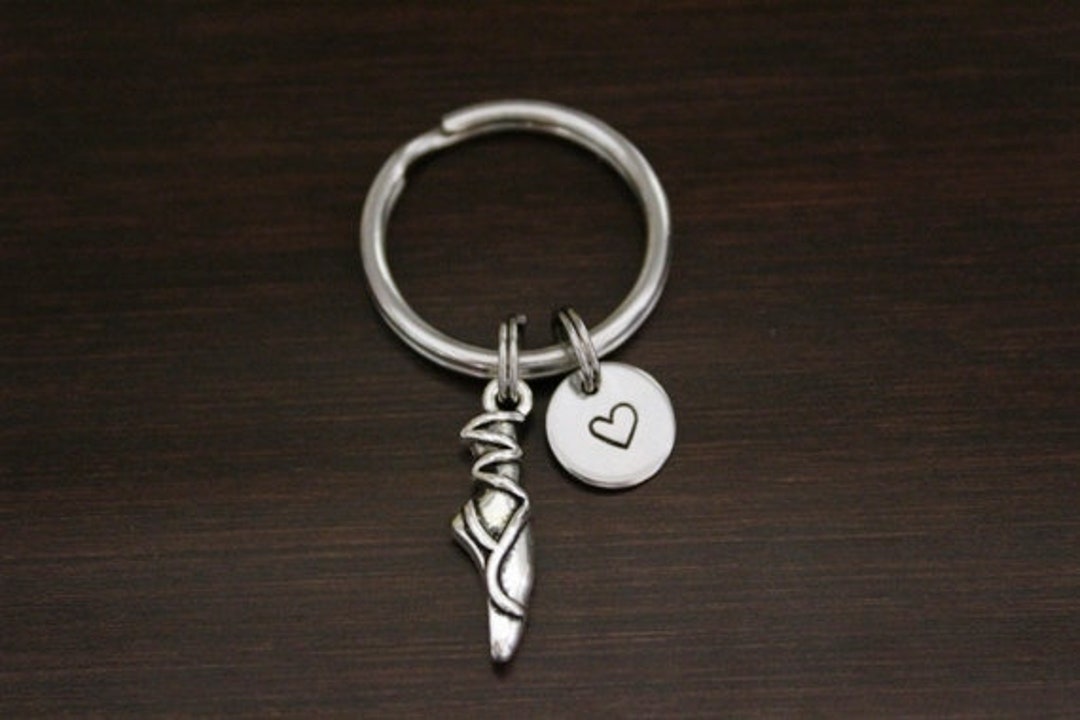 Ballet Dancer Key Ring/ Keychain / Zipper Pull - Team Coach Gift ...