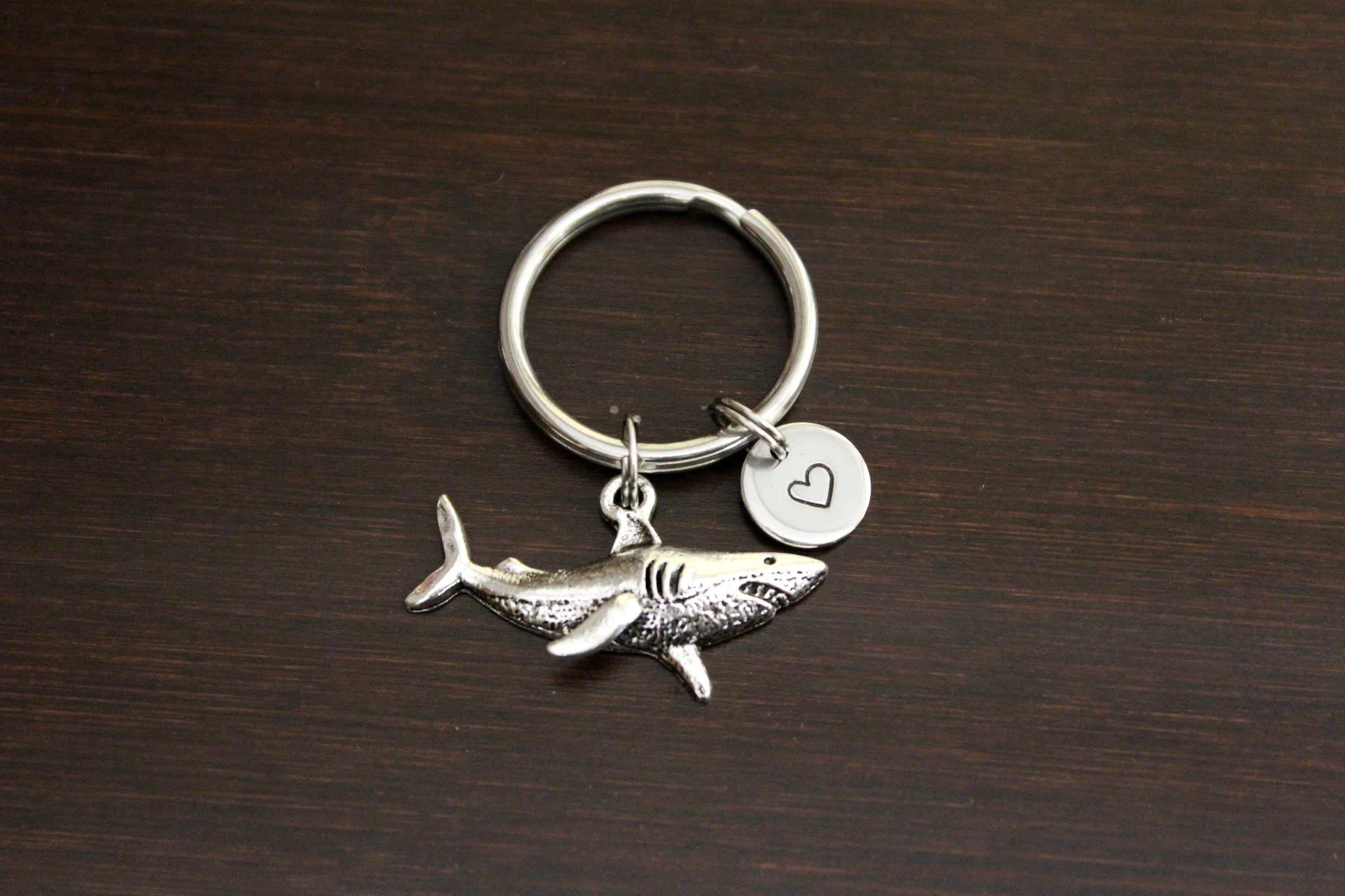 Shark Key Ring/ Keychain / Zipper Pull Shark Gift Shark | Etsy