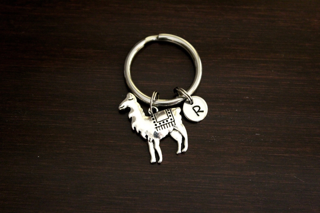 Llama Key Ring/ Keychain / Zipper Pull - Llama Lover - Llama Gift ...