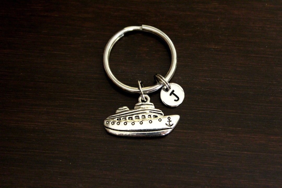 Cruise Ship Key Ring/ Keychain / Zipper Pull - Cruise Lover - Captain ...