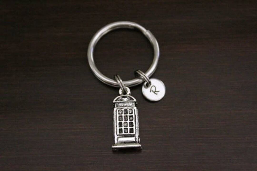 Phone Booth Key Ring/ Keychain / Zipper Pull - Phone Booth Keychain ...