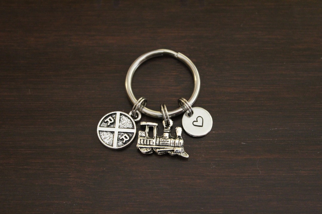 Train Key Ring/ Keychain / Zipper Pull - Train Keychain - Train Lover ...