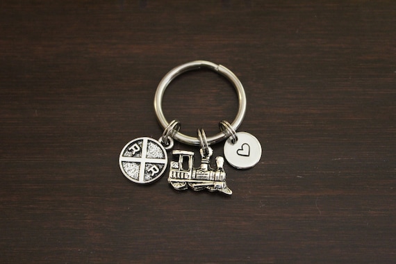 Train Key Ring/ Keychain / Zipper Pull Train Keychain - Etsy