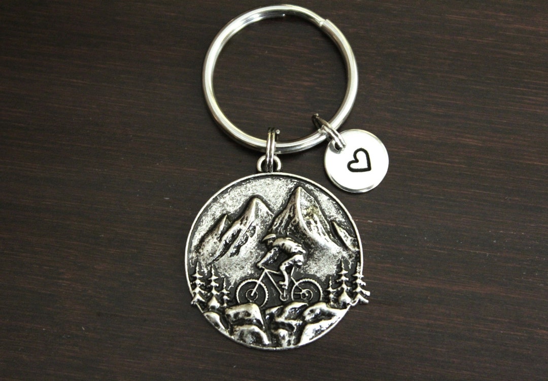 Mountain Bike Key Ring/ Keychain / Zipper Pull - Mountain Bike Charm ...