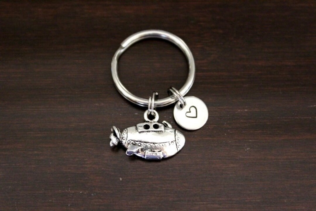 Submarine Key Ring/ Keychain / Zipper Pull - Submarine Lover - Captain ...