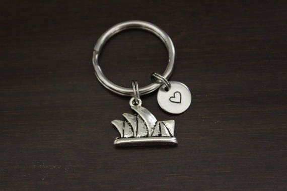 Sydney Opera House Keychain/key Ring/zipper Pull Sydney - Etsy
