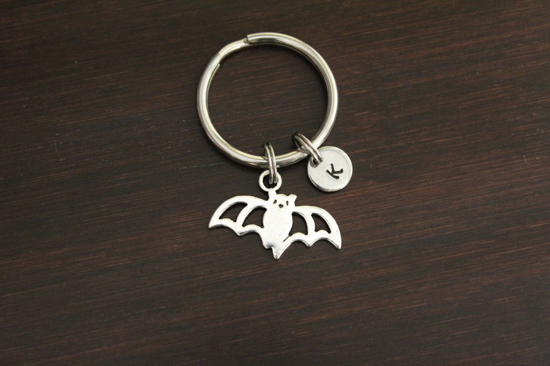 Bat Key Ring/ Keychain / Zipper Pull - Bat Charm - Bat Lover - Vampire ...