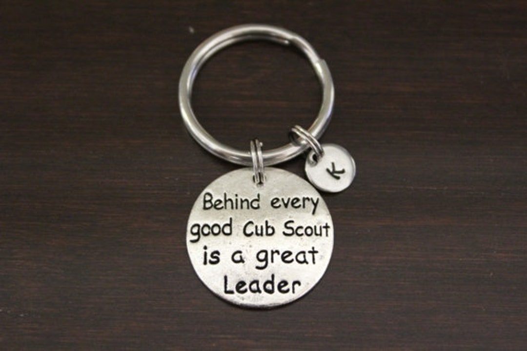 Behind Every Good Cub Scout is A Great Leader Key Ring/ Keychain ...