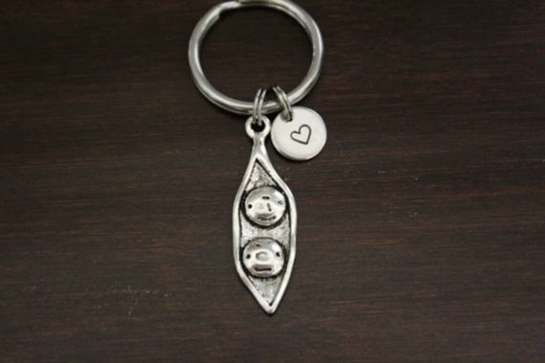 Peas in a Pod Keychain/key Ring/zipper Pull - Special Person Gift ...