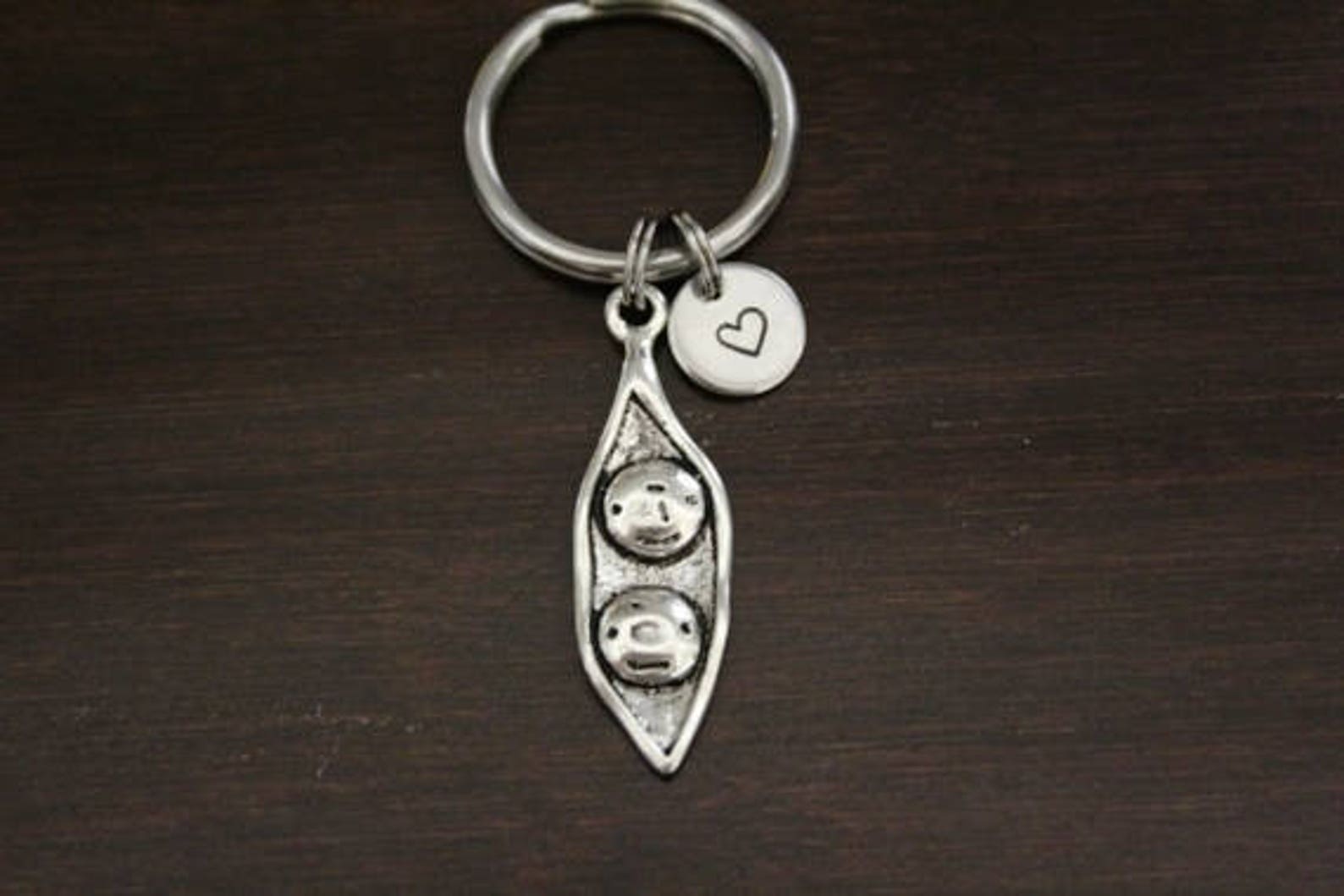 Peas in a Pod Keychain/key Ring/zipper Pull - Special Person Gift ...