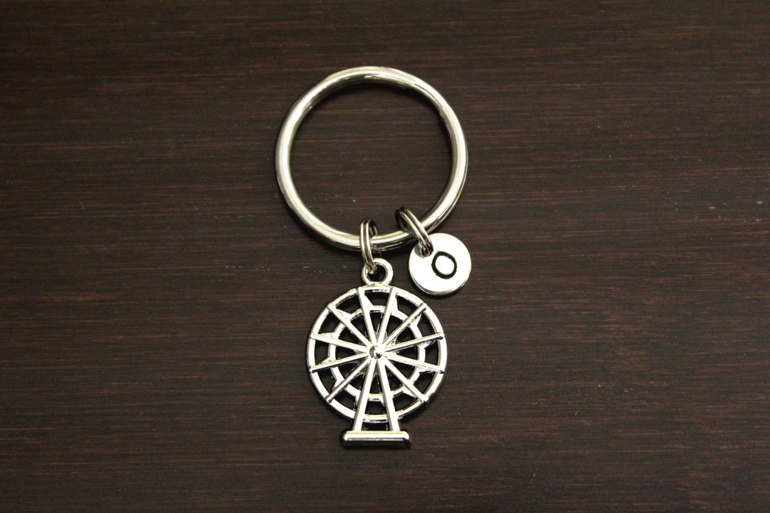 Ferris Wheel Keychain/key Ring/zipper Pull - Ferris Wheel Ride ...