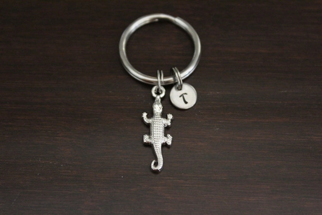 Crocodile Key Ring/ Keychain / Zipper Pull - Alligator Keychain ...