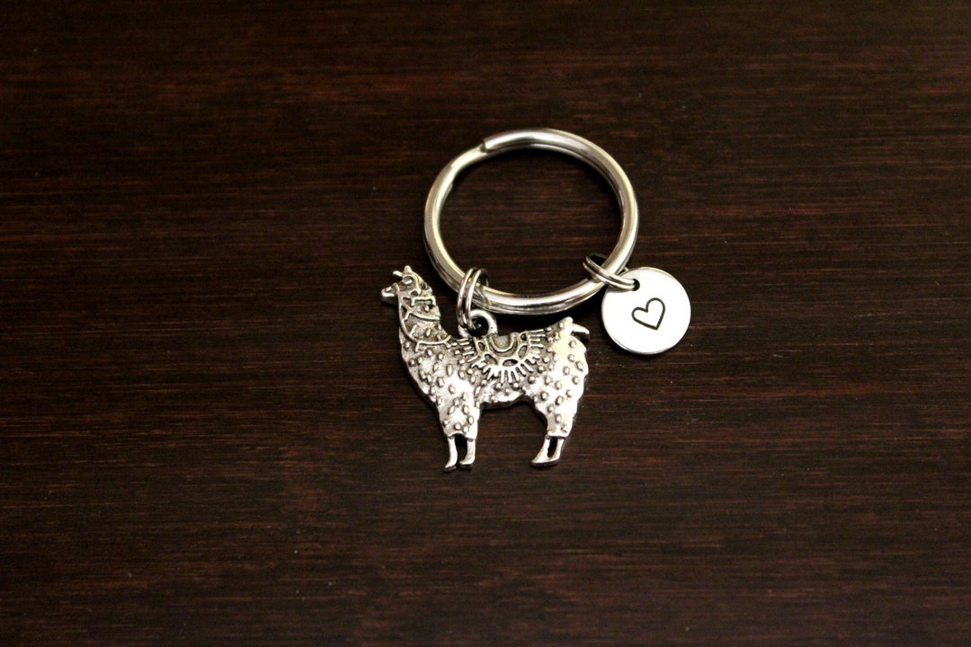 Llama Key Ring/ Keychain / Zipper Pull - Llama Lover - Llama Gift ...