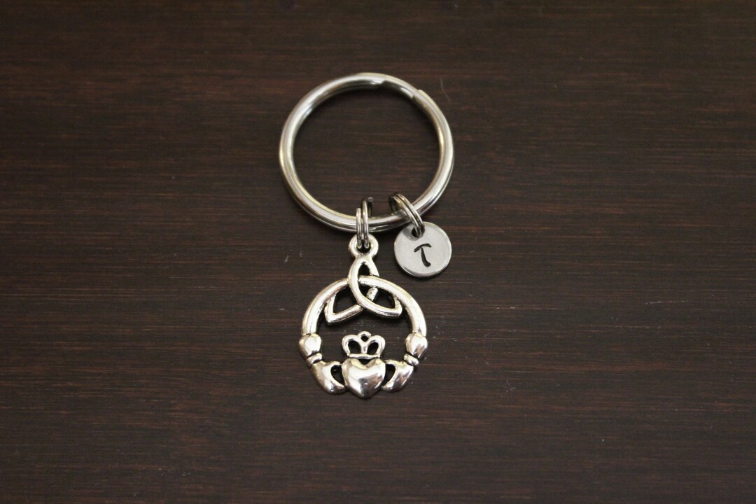 Claddagh Key Ring/ Keychain / Zipper Pull Claddagh Irish Keychain Irish ...