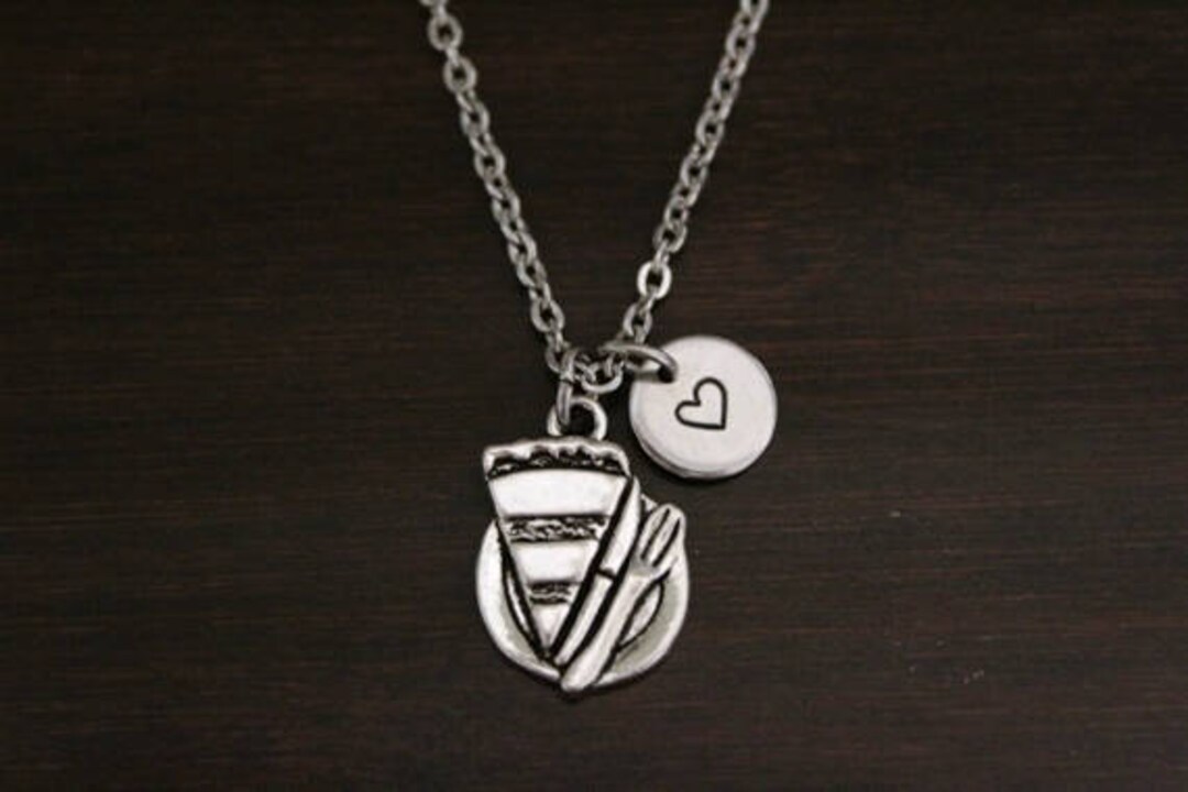 Pie Necklace - Pie Jewelry - Piece of Pie Necklace - Baker Necklace ...