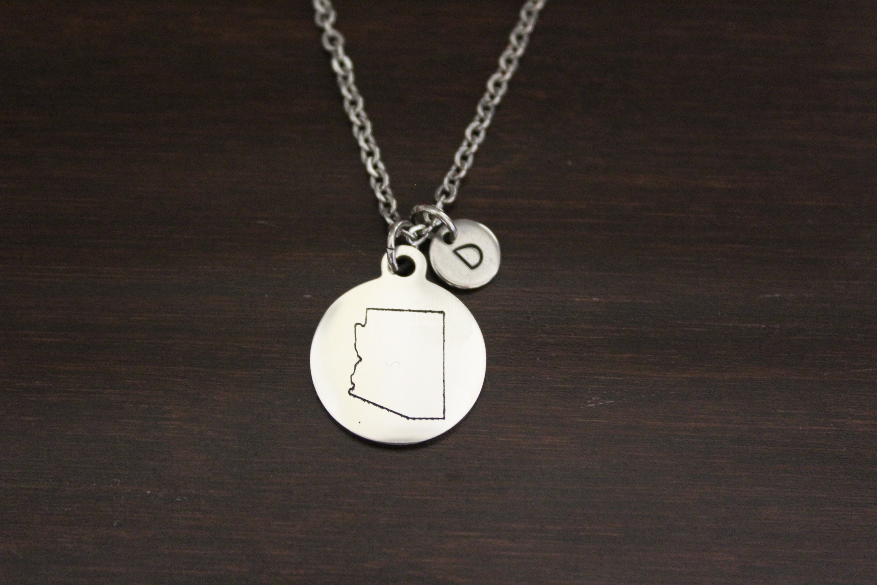 Arizona Necklace - AZ Necklace - Arizona Jewelry - AZ Jewelry - Arizona ...