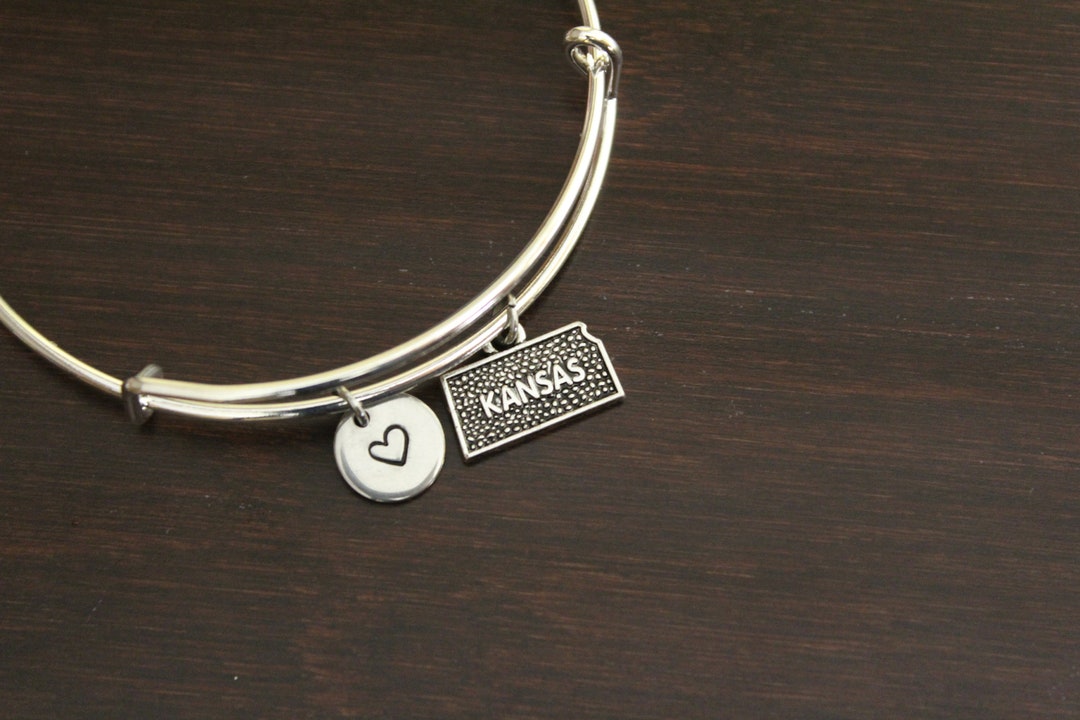 Kansas Bangle Kansas Jewelry Kansas Lover KS Bangle KS Jewelry Home ...