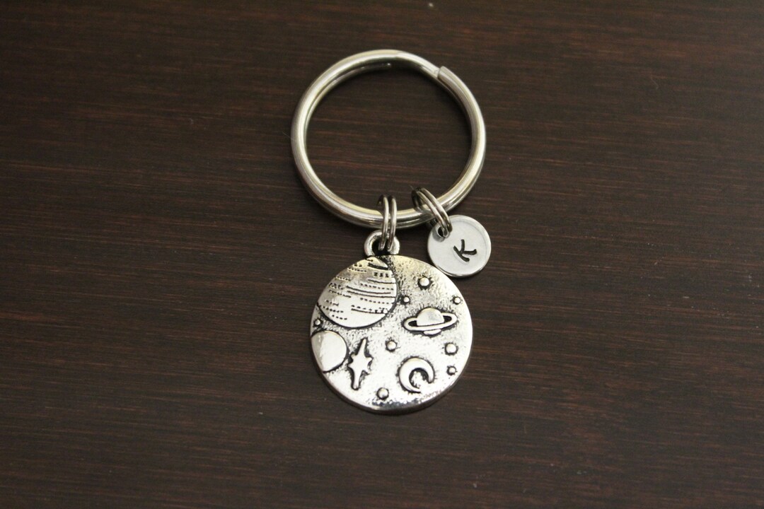 Space Key Ring/ Keychain / Zipper Pull - Alien Keychain - Sci Fi ...