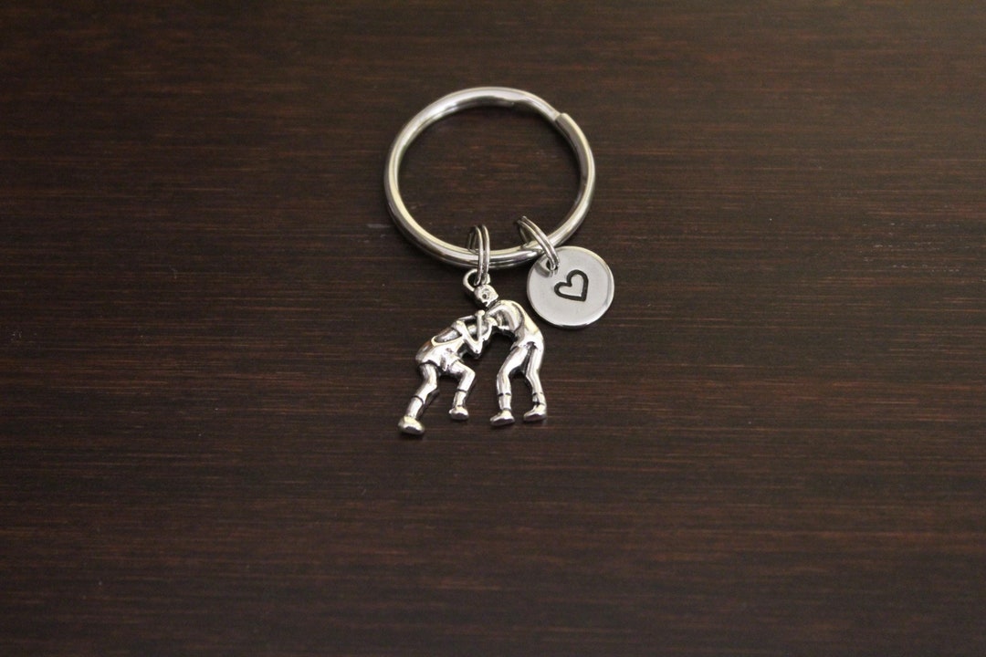 Wrestling Key Ring/ Keychain / Zipper Pull - Sports Gift - Wrestle ...
