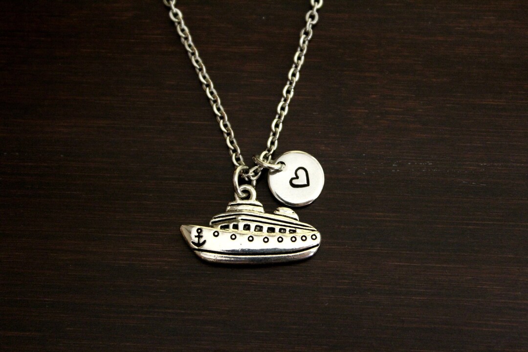 Cruise Necklace - Cruise Ship Jewelry - Sailing Lover Gift - Ocean ...