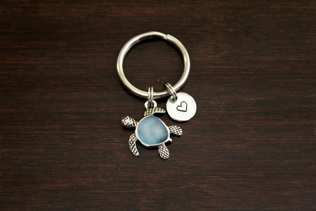 Sea Turtle Key Ring/ Keychain / Zipper Pull - Sea Turtle Gift - Sea ...