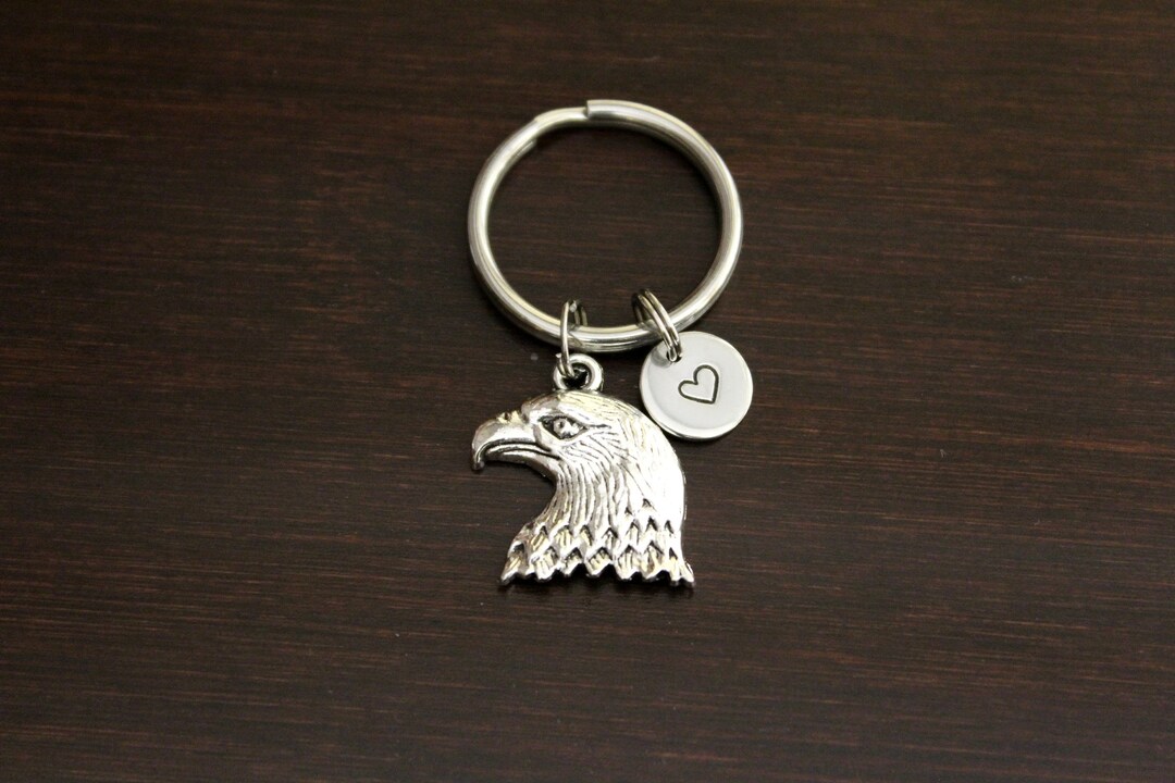 Eagle Key Ring/ Keychain / Zipper Pull - Bald Eagle Gift - Eagle ...