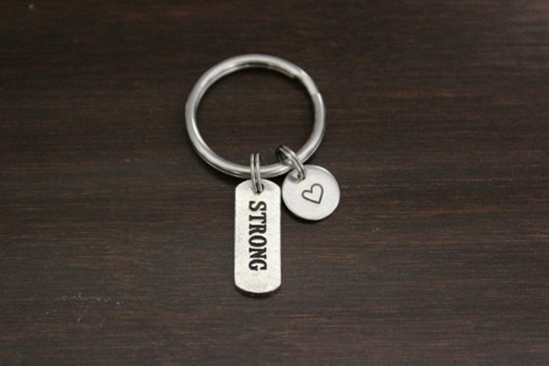 Strong Key Ring/ Keychain / Zipper Pull -be Strong Gift-strong ...