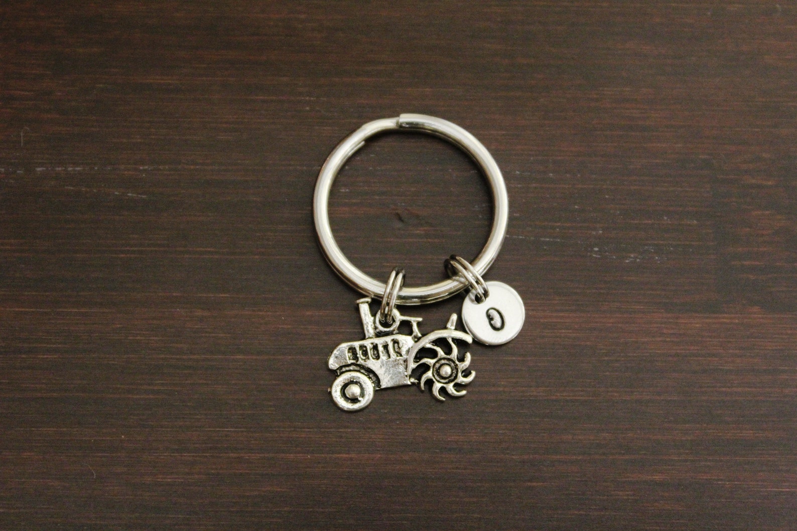 Tractor Key Ring/ Keychain / Zipper Pull - Farmer Keychain - Farm ...