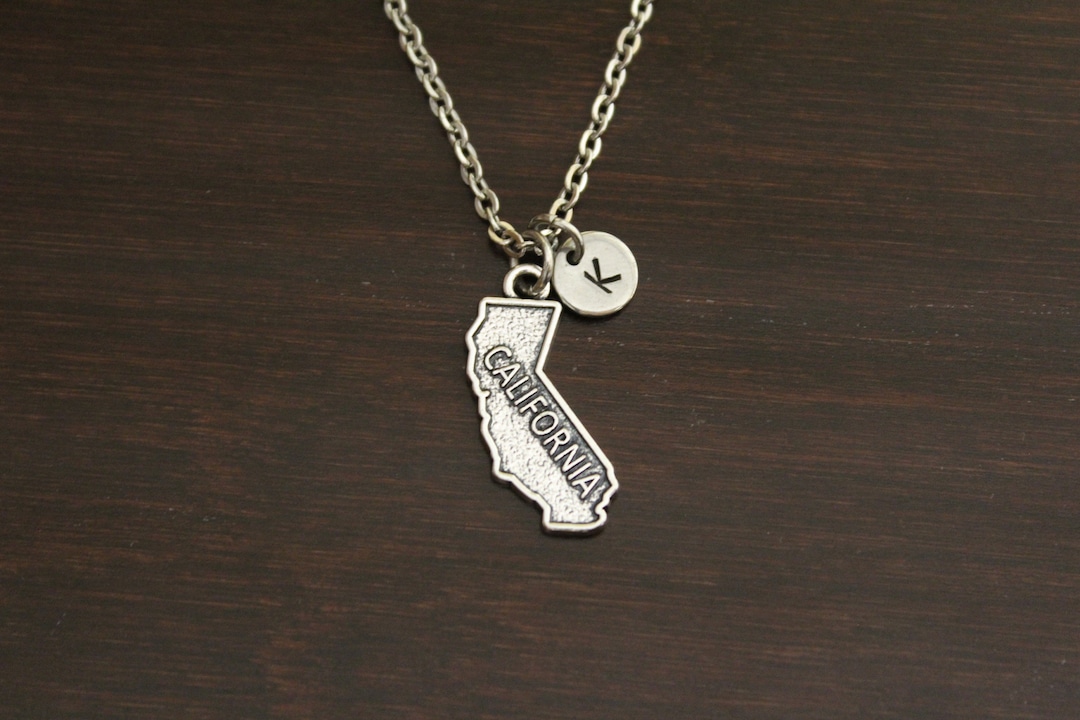 California Necklace-ca Necklace-california Jewelry-ca Jewelry ...