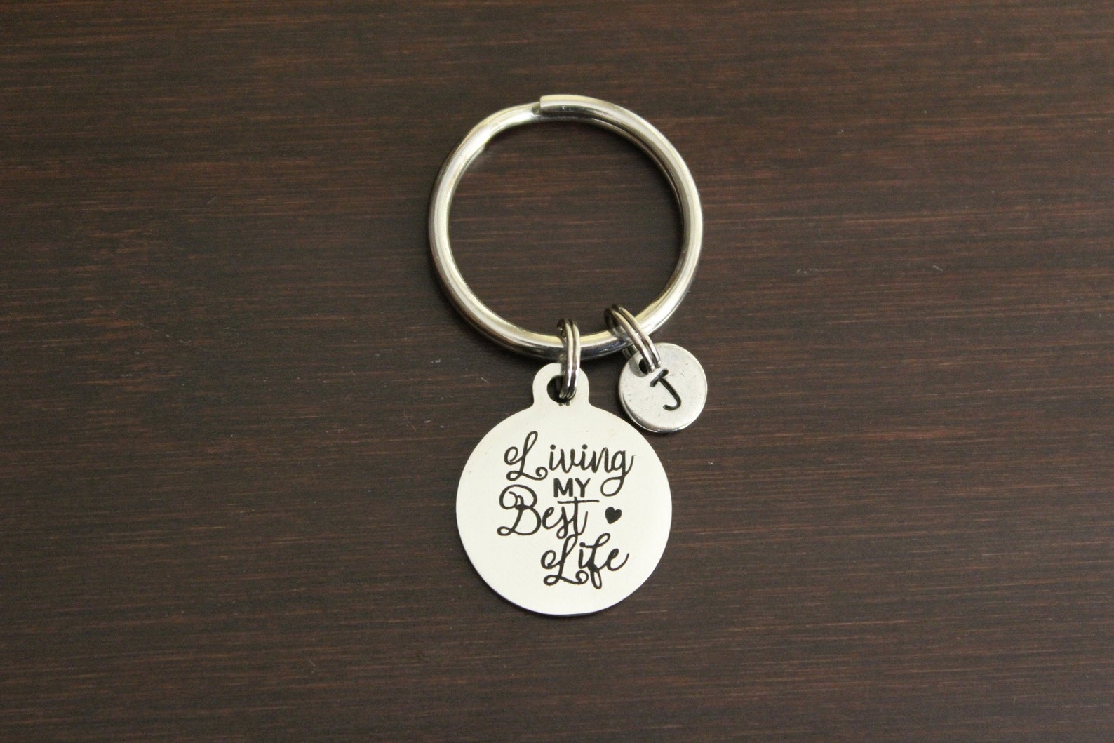 Living My Best Life Key Ring/ Keychain / Zipper Pull - Inspirational ...
