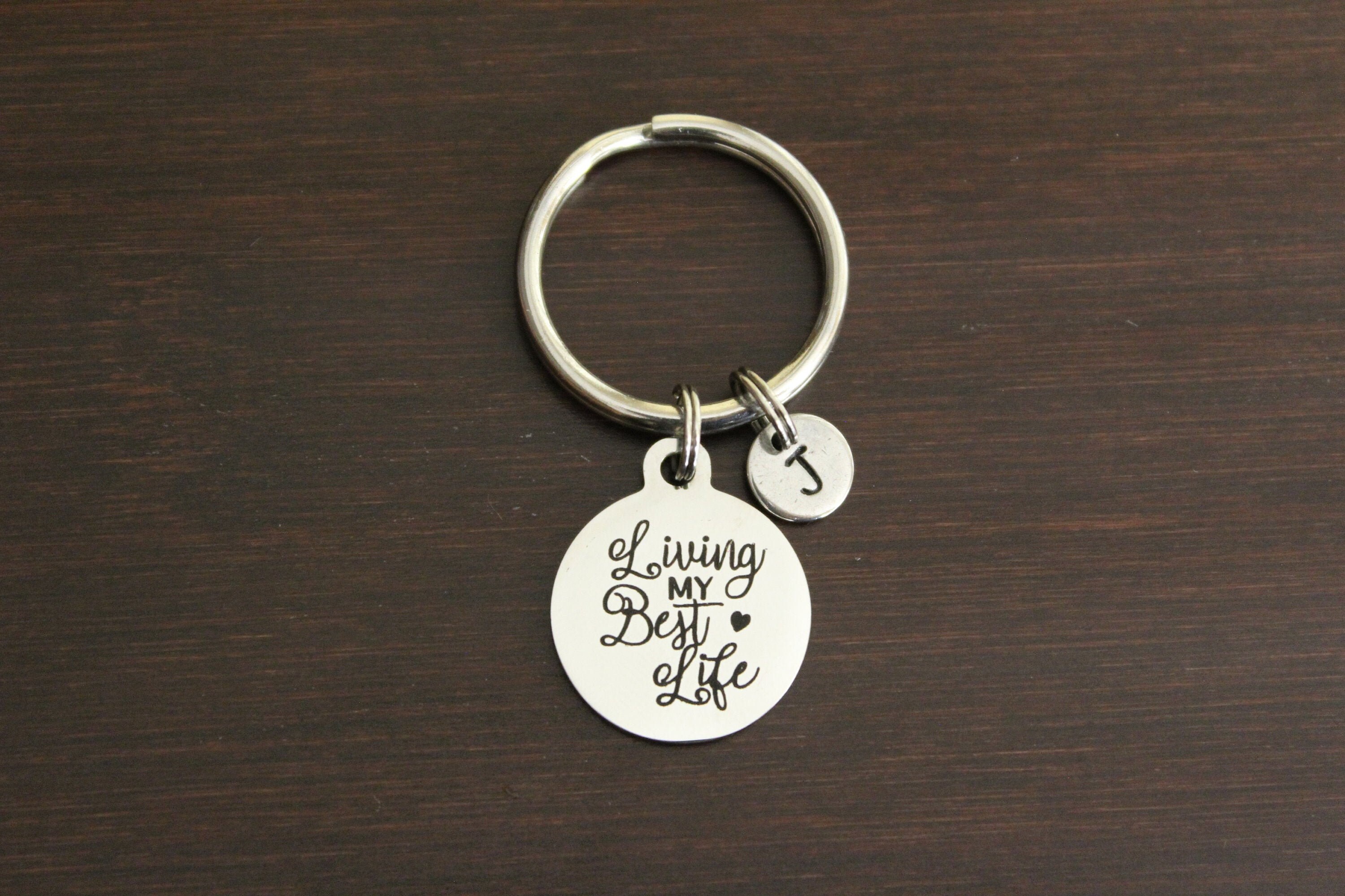 Living My Best Life Key Ring/ Keychain / Zipper Pull | Etsy