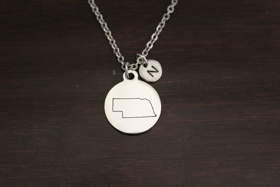 Nebraska Necklace - NE Necklace - Nebraska Jewelry - NE Jewelry ...