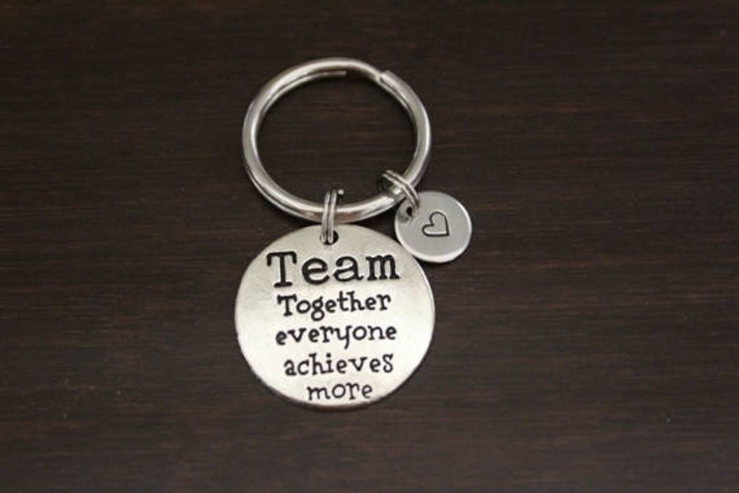 TEAM Together Everyone Achieves More Key Ring/ Keychain / Zipper Pull ...