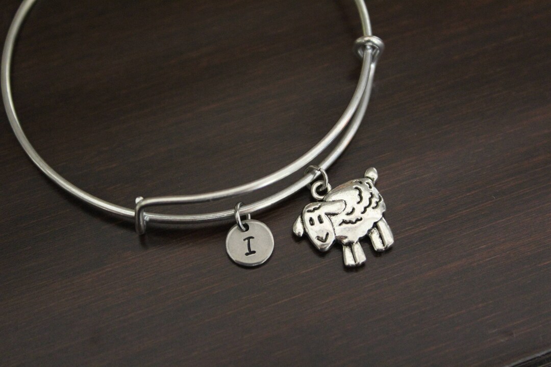 Sheep Bangle Bracelet - Sheep Bangle - Sheep Jewelry - Sheep Lover ...