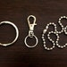 Ski Poles Snowflake Key Ring/ Keychain / Zipper Pull Snowflake Keychain ...