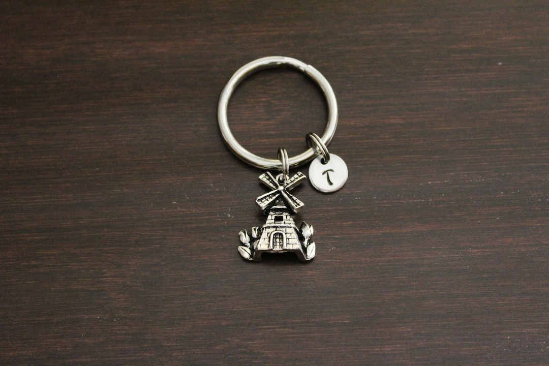 Windmill Key Ring/ Keychain / Zipper Pull - Windmill Keychain ...