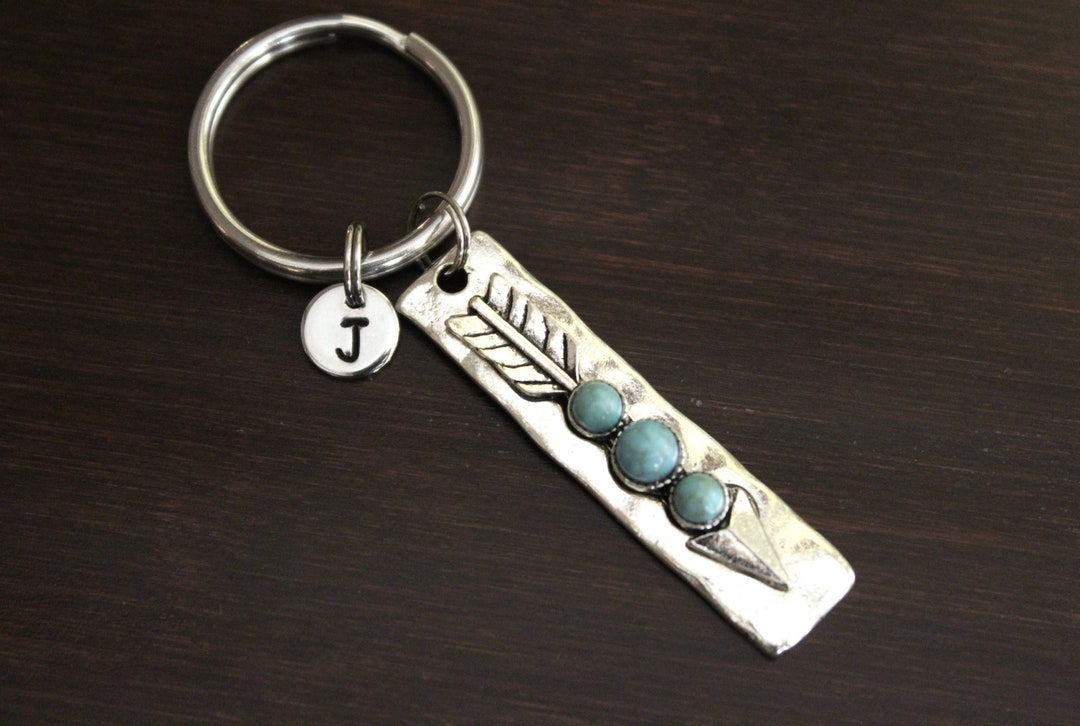 Turquoise Arrow - Follow Your Arrow Key Ring/ Keychain / Zipper Pull ...