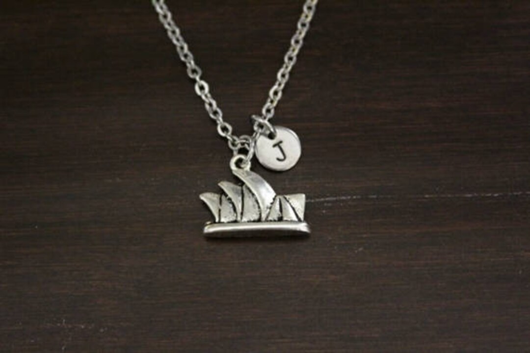Sydney Opera House Necklace - Sydney Necklace - Australian Necklace ...