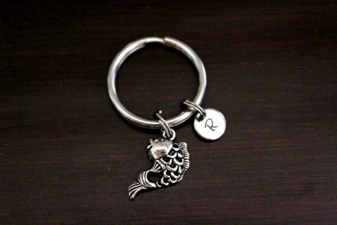 Fish Key Ring/ Keychain / Zipper Pull - Fish Gift - Fish Lover ...