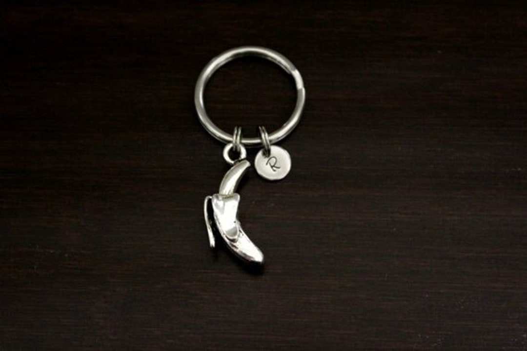Banana Key Ring/ Keychain / Zipper Pull - Banana Gift - Banana Keychain ...
