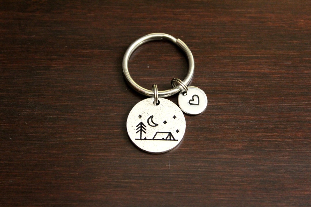 Camp Tent Key Ring/ Keychain / Zipper Pull - the Mountains Are Calling ...