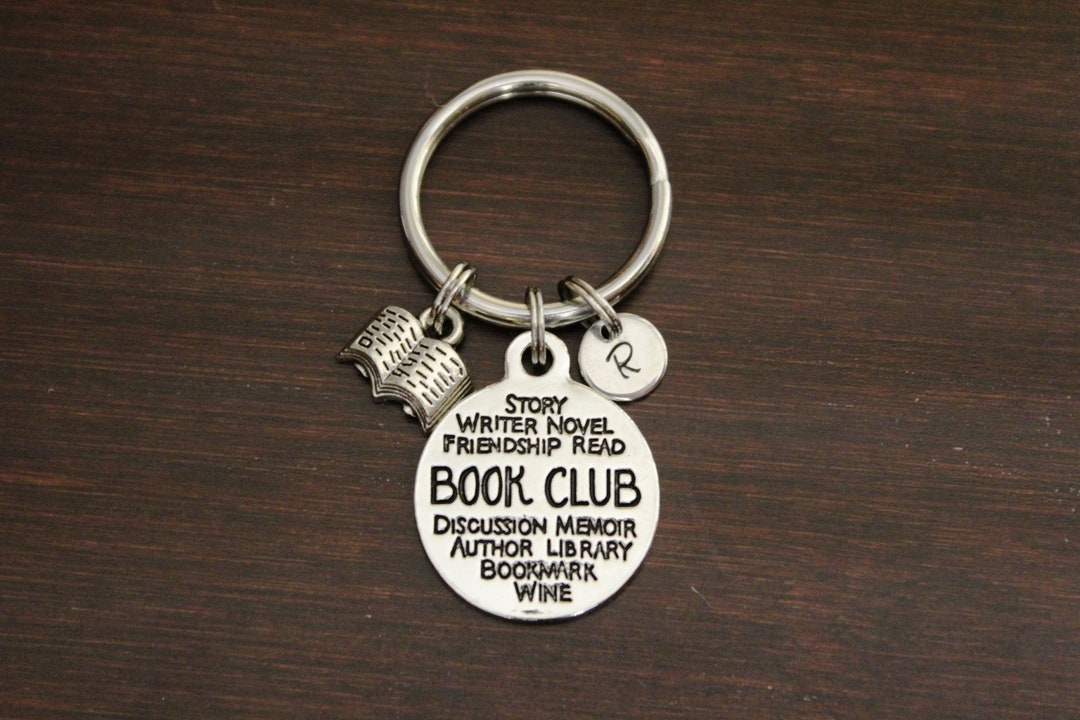 Book Club Collage Key Ring/ Keychain / Zipper Pull-book Keychain-book ...