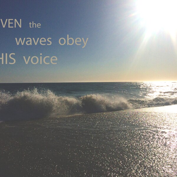 Even the Waves Obey - Etsy